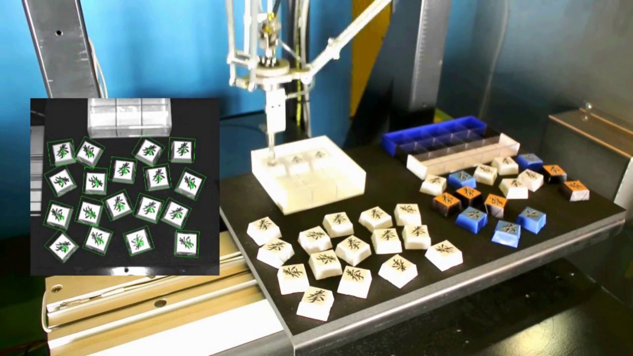 Robotic Chocolate Packing by Colour - YouTube