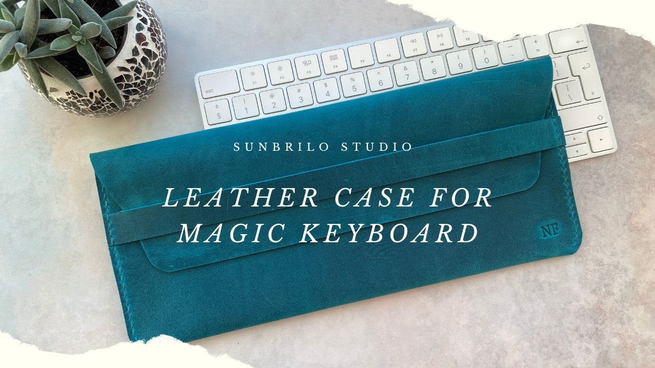 Making Leather Magic Keyboard Case - YouTube