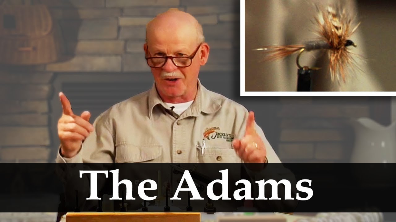 Bob Jacklin: The Adams classic fly tying pattern video tutorial - YouTube