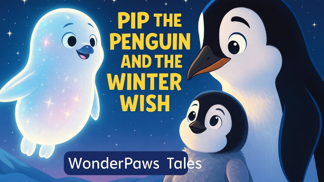 Pip the Penguin and the Winter Wish | Cozy Winter Bedtime Story for ...