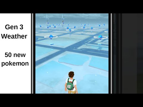 Gen 3, 50 New Pokemon, weather conditions - YouTube