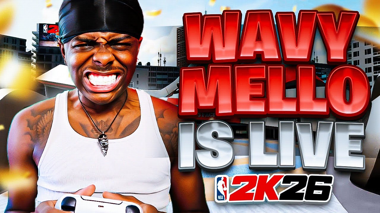 🟧⚡WAVY MELLO IS LIVE⚡🟧NBA 2K26 LIVE! #1 RANKED GUARD!🟧BEST BUILD ...