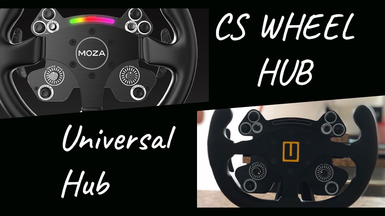 Moza Universal CS Hub - TurnRacing 305 Wheel Rim - YouTube
