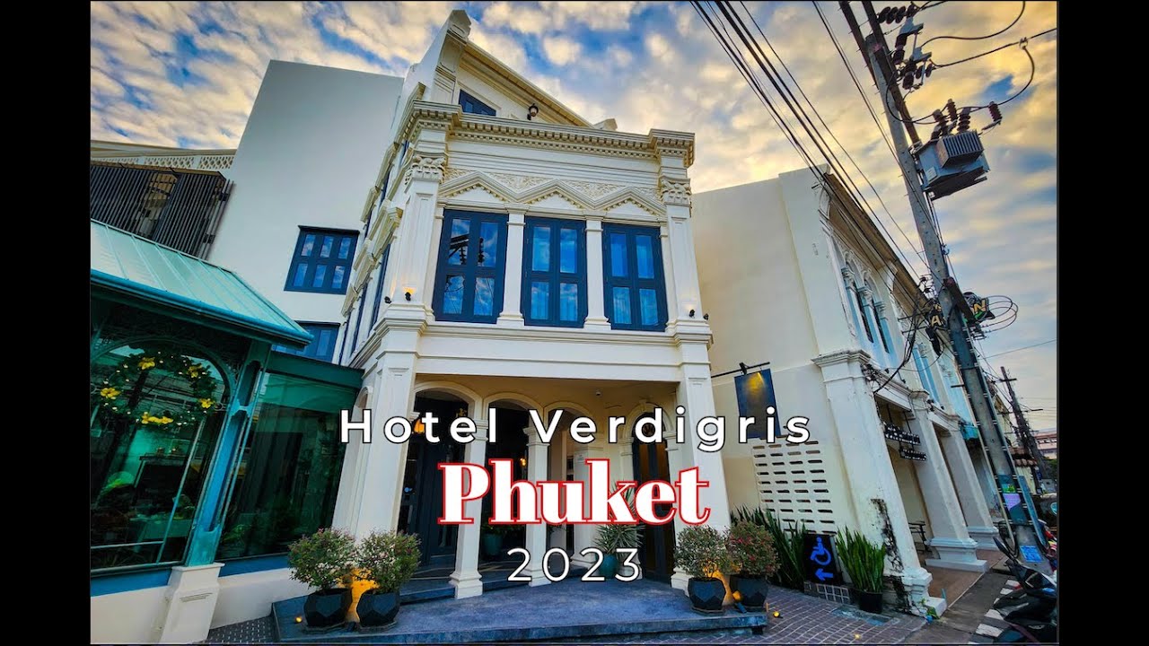 Reception area & Room Tour of Hotel Verdigris, Phuket, Thailand - YouTube