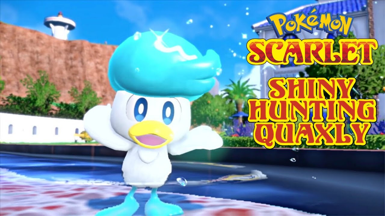 🔴 LIVE Shiny Hunting Quaxly via Masuda Method | Pokémon Scarlet - YouTube