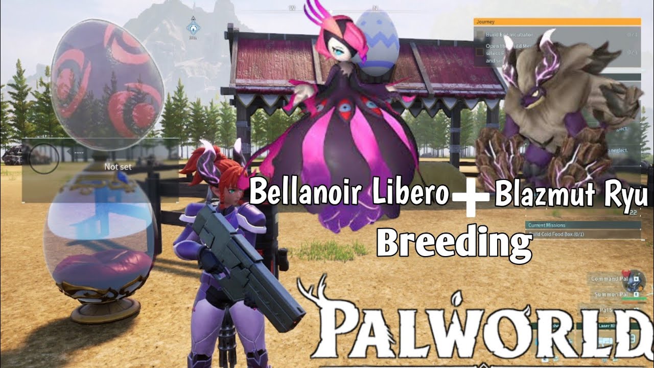 I Bred Bellanoir Libero and Blazmut Ryu in palworld | Palworld Breeding ...