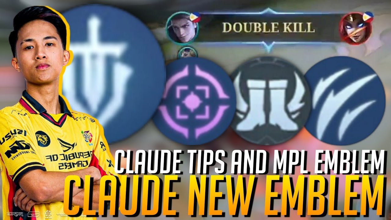 CLAUDE NEW MPL EMBLEM SET UP | 5MAN ONIC ESPORTS - YouTube
