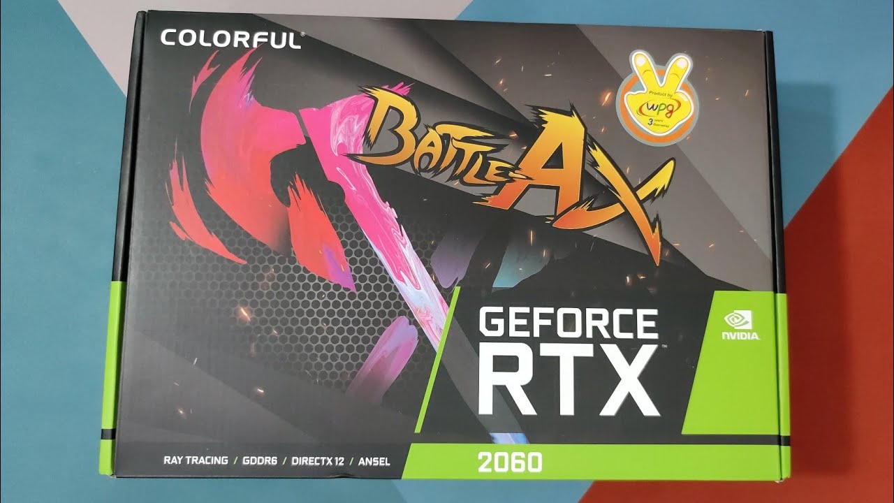 Colorful RTX 2060 NB Duo 6G-V Battle Axe - Unboxing - YouTube