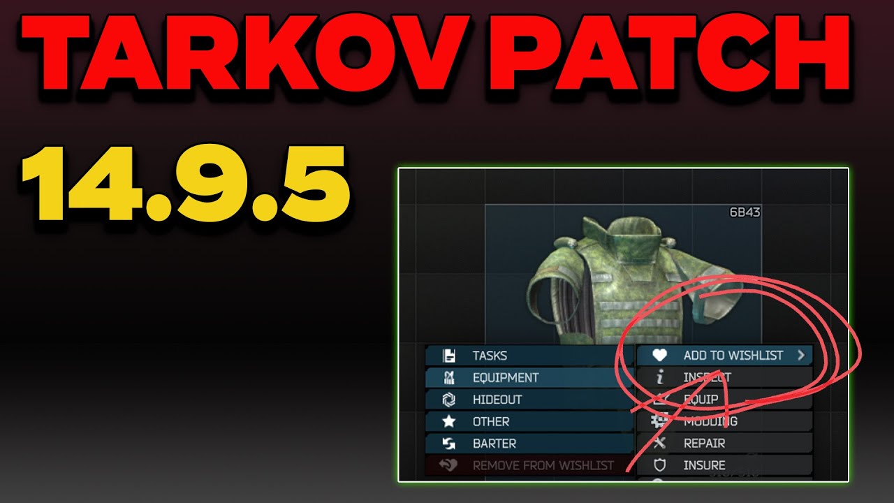 Tarkov Patch Notes 14.9.5: The Good, the Bad, and the Unheard - YouTube