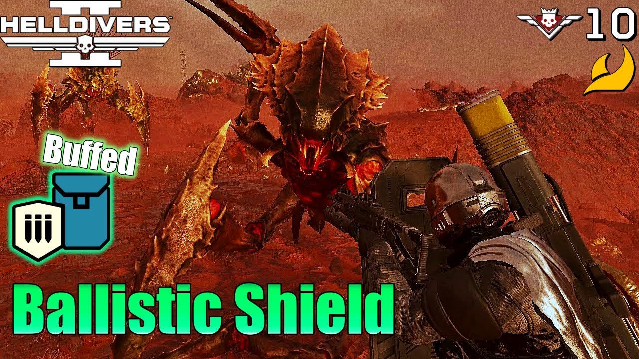 Helldivers 2 - Ballistic Shield Loadout against Bugs (No commentary, Max difficulty, No deaths ...