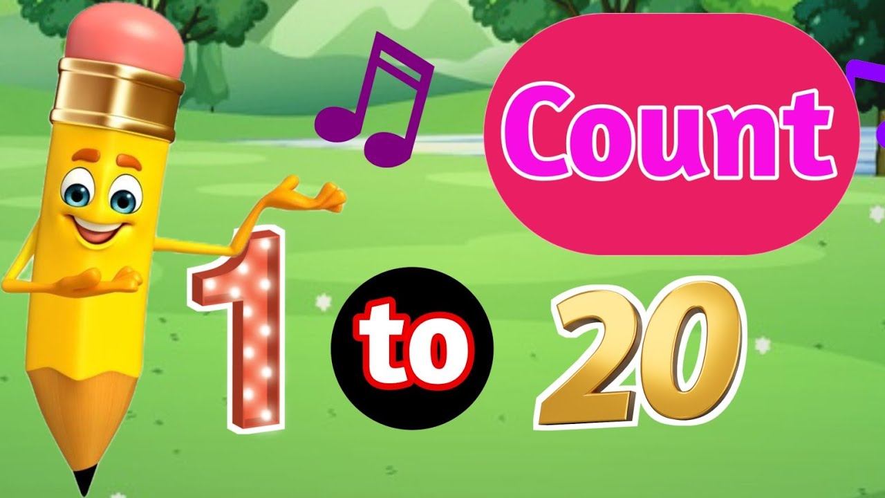 Learn to count/1 to 20 count/1 से 20 तक गिनती इन इंग्लिश /chunmun ...