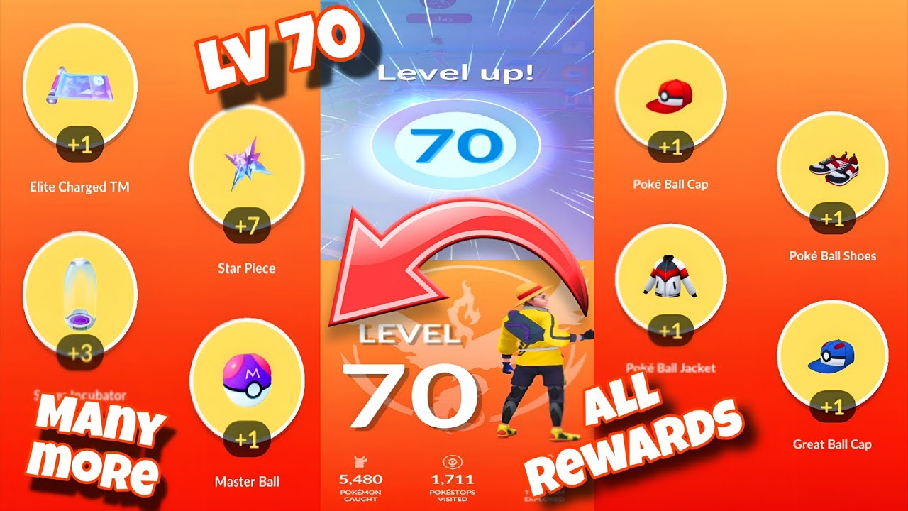 Hitting Level 70 in Pokémon GO – All Rewards Revealed! #pokemon # ...