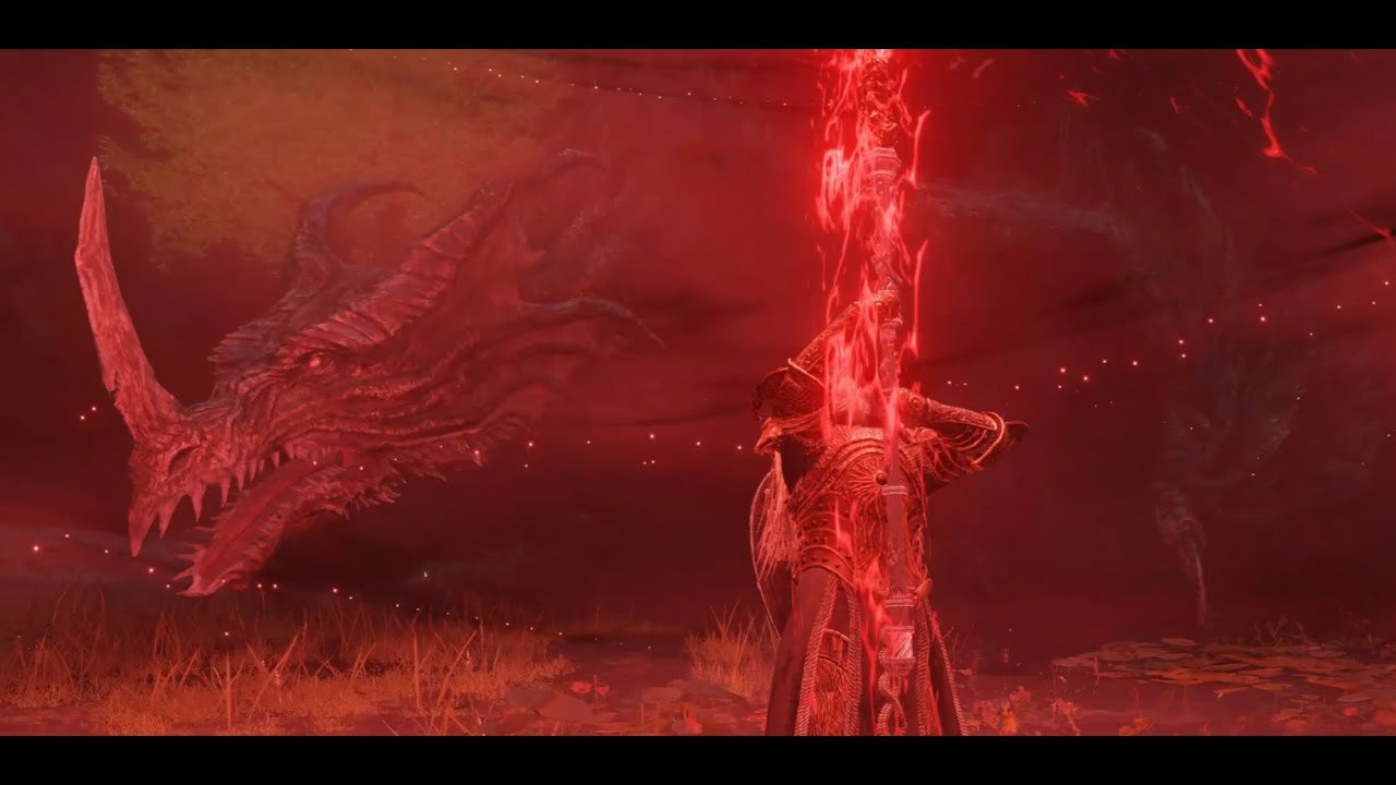 Elden Ring Mohgwyn's Sacred Spear Bloodboon vs Tree Sentinel Dragon ...
