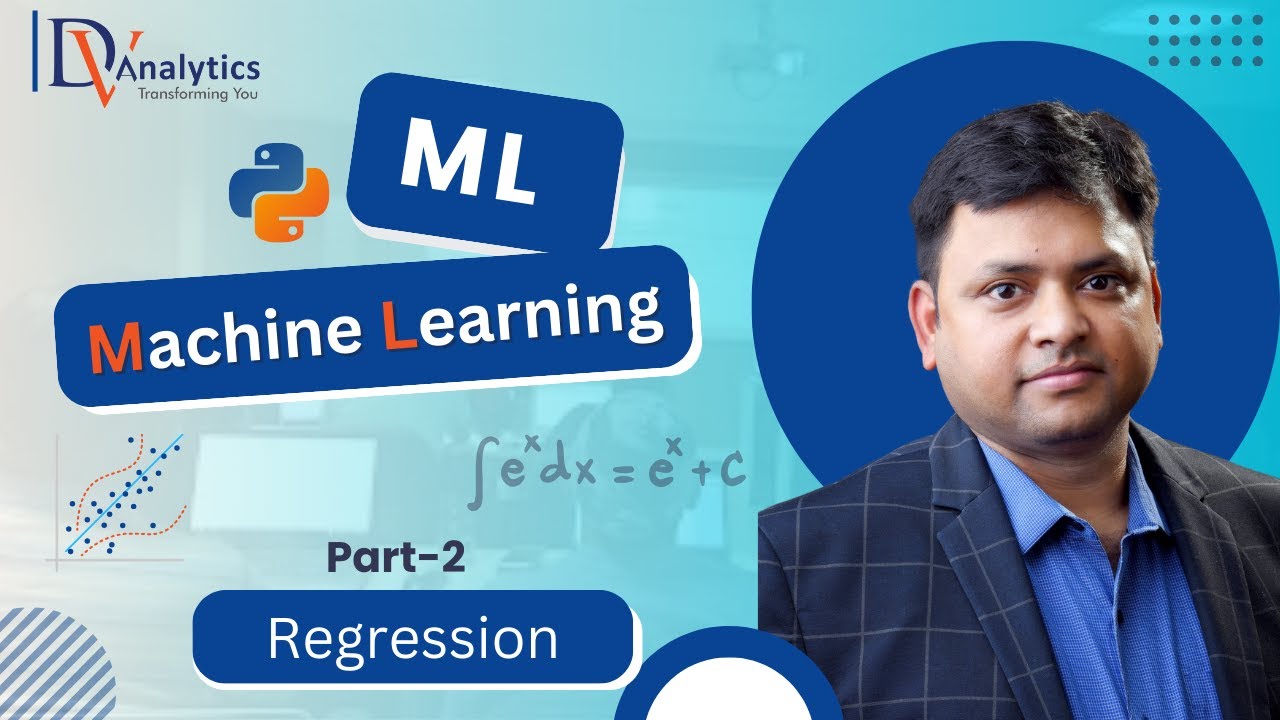 Machine Learning | Regression Analysis | Video 6 | Part 6 | Data ...