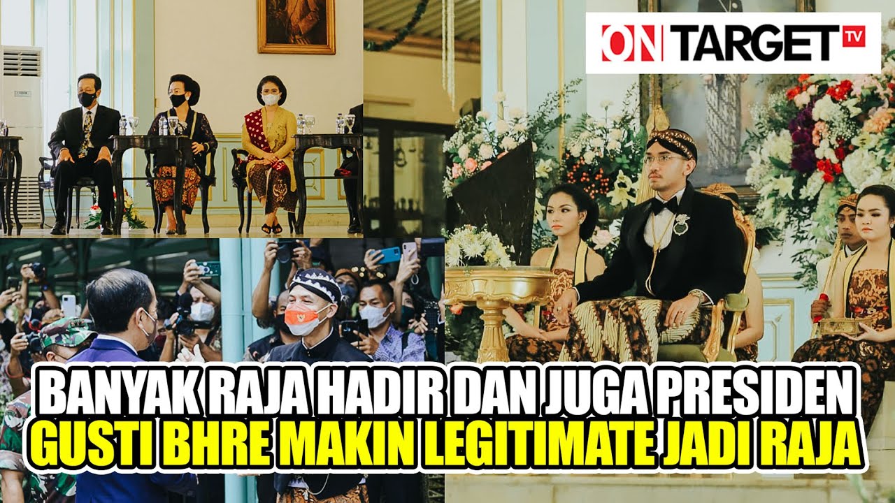 Banyak Raja Hadir Juga Presiden, Gusti Bhre Makin Legitimate Jadi Raja ...