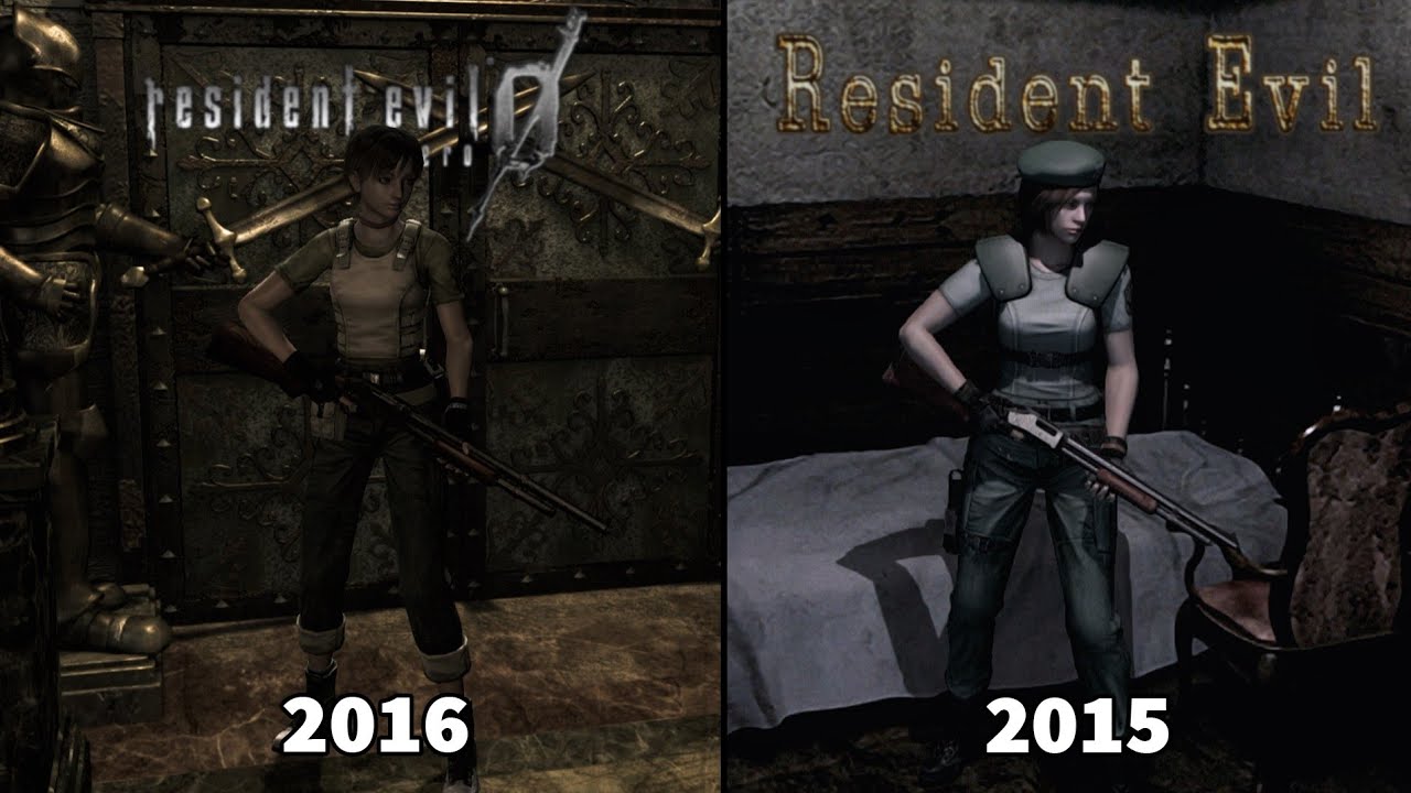 Resident Evil Zero VS Resident Evil 1 Remake Ultimate Comparison ...