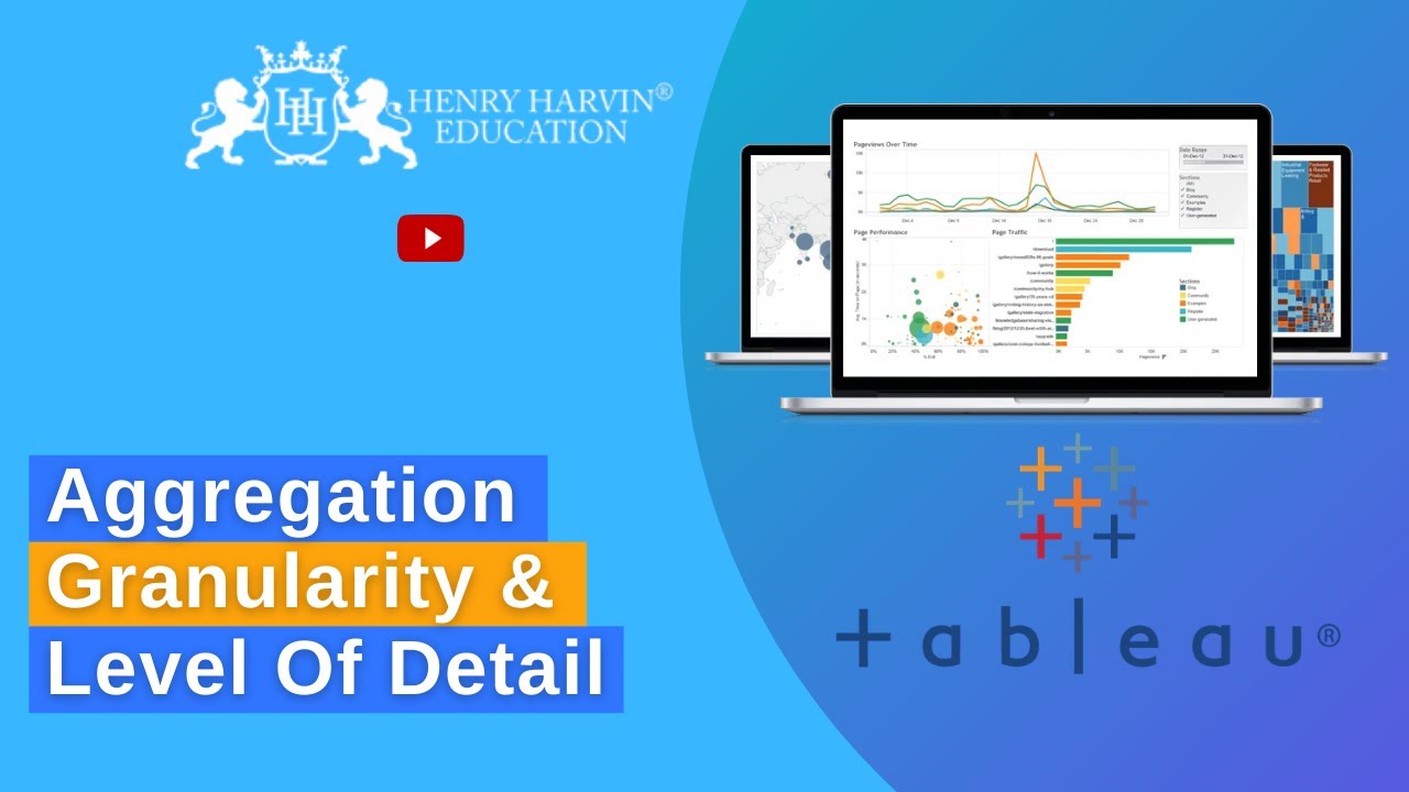 Aggregation, Granularity, & Level of Detail | Tableau Course Tutorial For Beginners ...