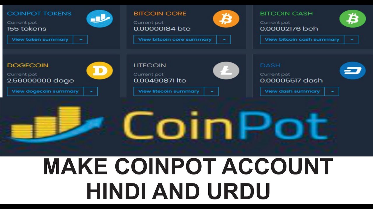 How make CoinPot Wallet Account in 5 Minutes - YouTube