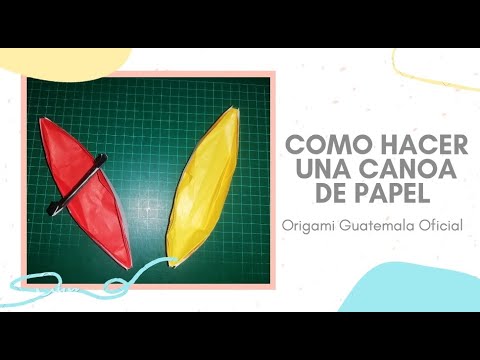 Canoa de Papel fácil de realizar. Origami fácil, Ottomin Saravia. - YouTube
