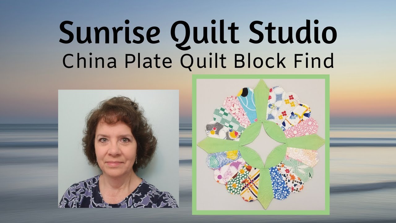 China Plate Quilt Blocks - YouTube