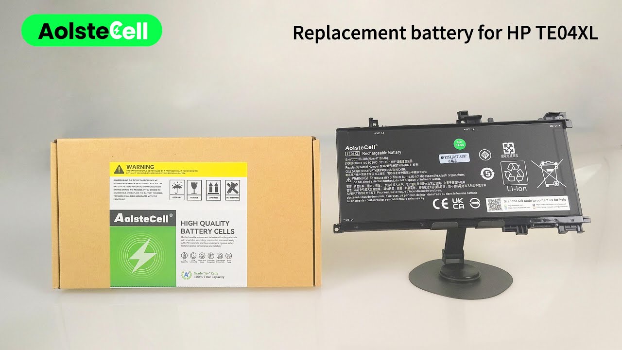 Replacement battery for HP TE04XL , 905175-271 , 905175-2C1 , 905277 ...