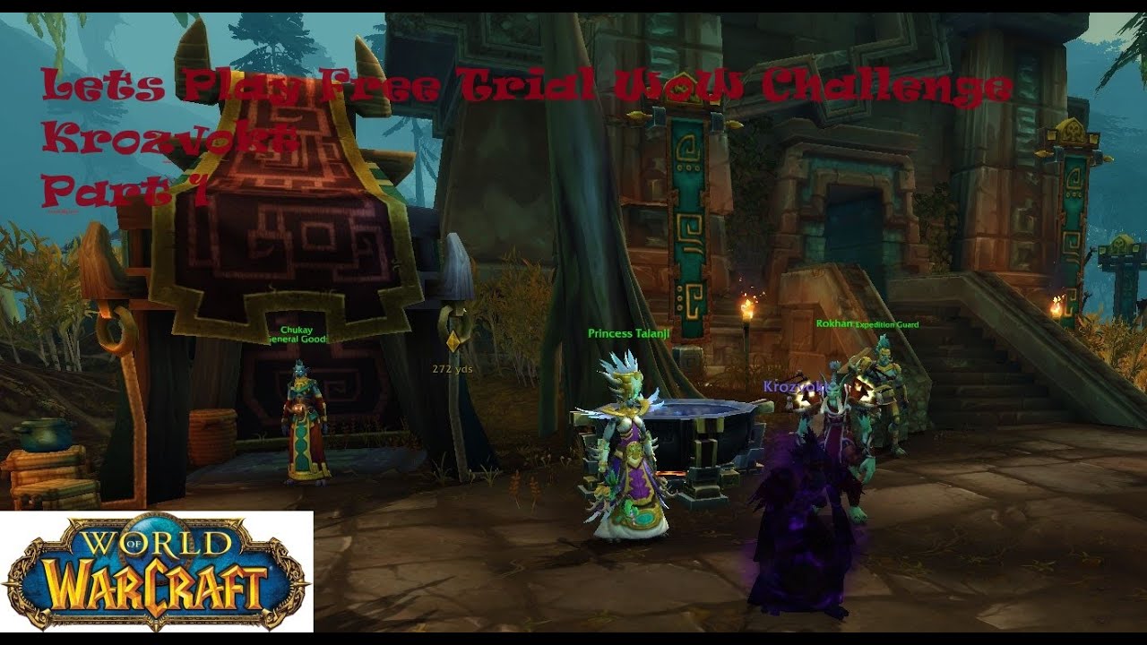 Lets Play Free Trial WoW - Troll Priest - Part 1 - YouTube