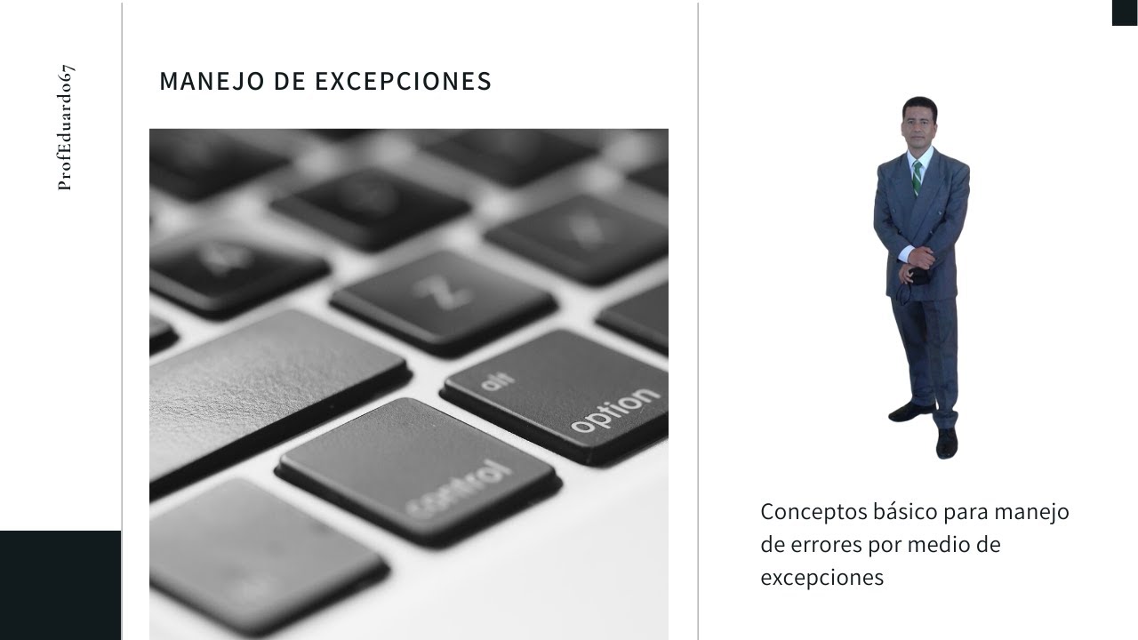 Conceptos básicos para manejo de excepciones - YouTube