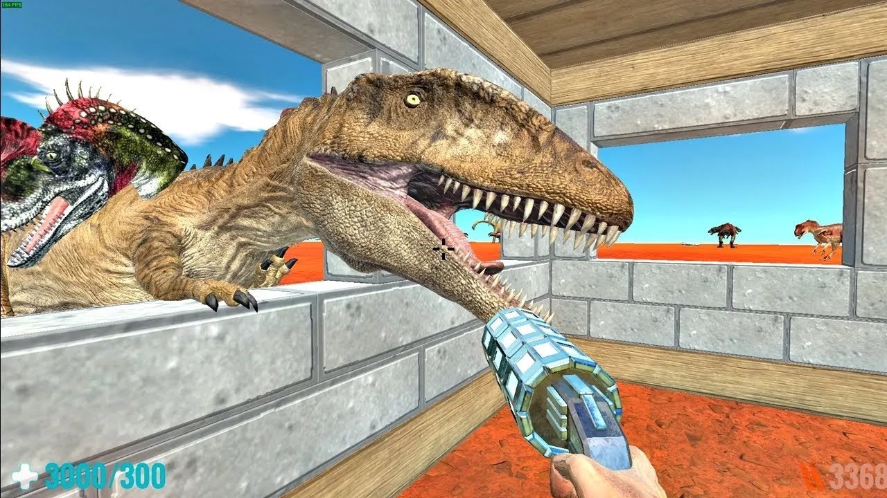 Hunting Aliens Dinosaurs on Mars! Fps Perspective - Animal Revolt ...