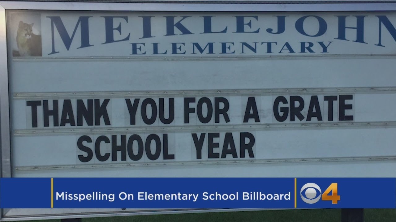 Misspelled Billboards