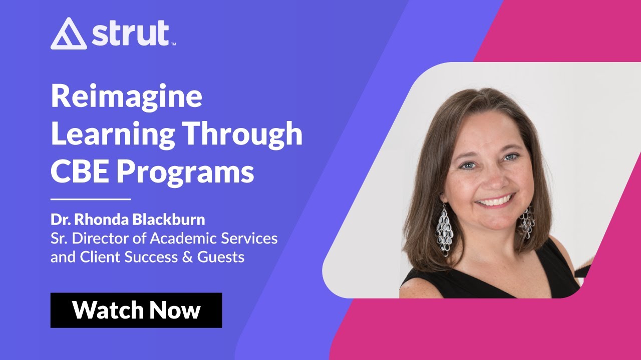 Reimagine Learning Through Competency Based Education Programs - YouTube