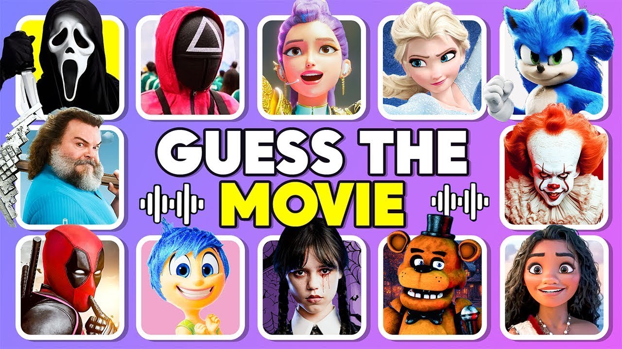 Guess the Movie Characters by the Song and Voice 🎤 - YouTube