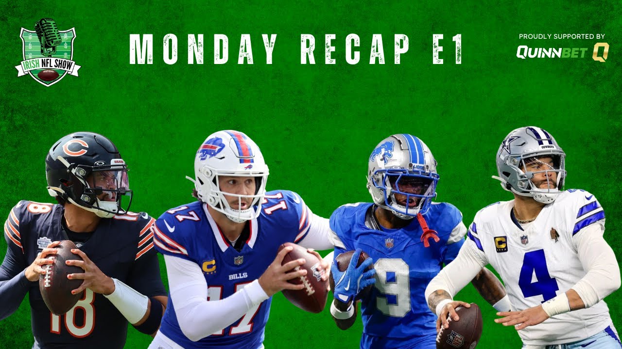 NFL Monday Recap E1 - We're back LIVE discussing the key storylines ...
