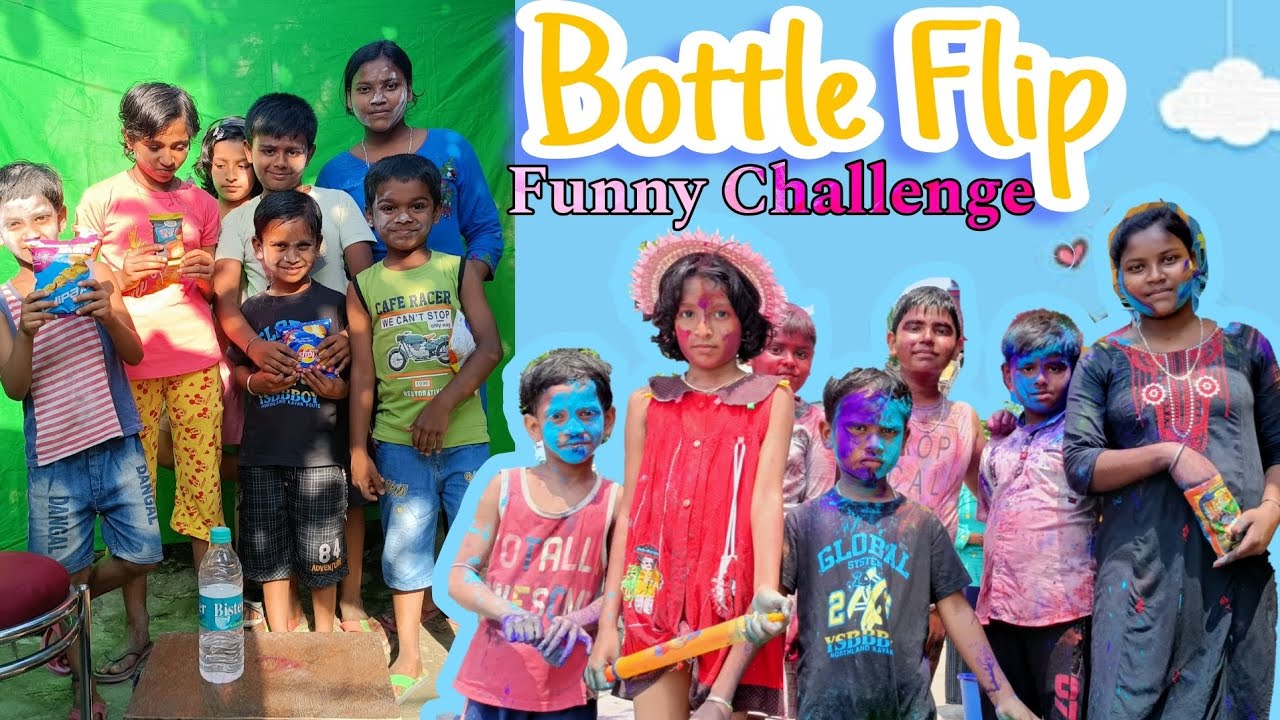 Bottle Flip Challenge |Bottle Flip Funny Challenge @CrazyFun1996 - YouTube