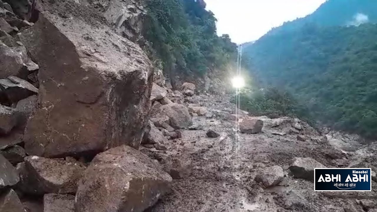 pandoh | Chandigarh Manali National highway | Road Open - YouTube