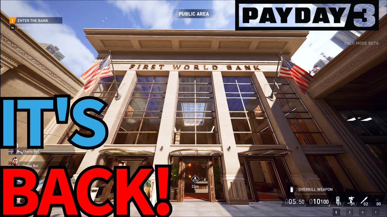 PAYDAY 3 Finally Brought The First World Bank Back And It's Great - YouTube