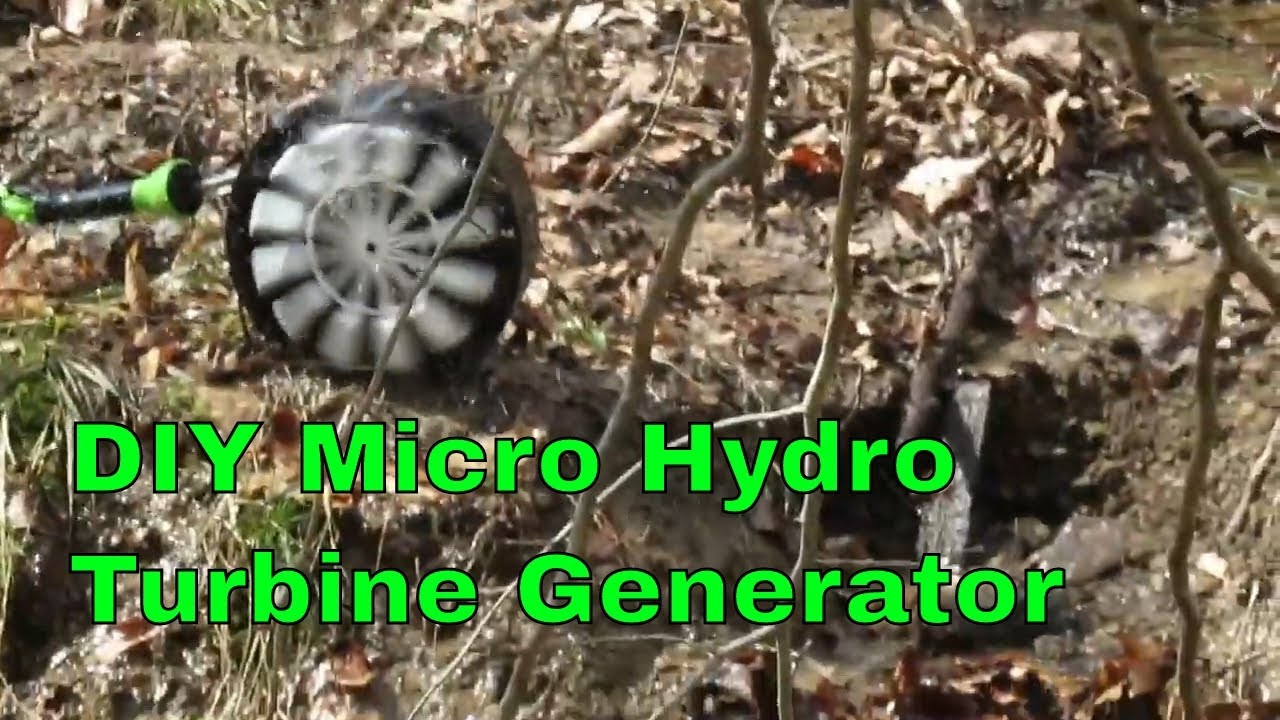 Easy to Build Water Turbine Generator From Junk - YouTube