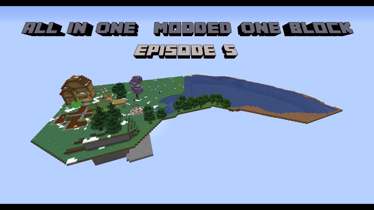 Progress - All in One Modded One Block Minecraft Episode 5 - YouTube