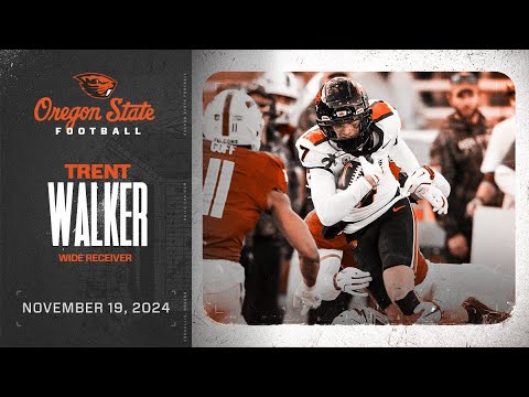 Oregon State Football Interview: Trent Walker (11/19/24) - YouTube