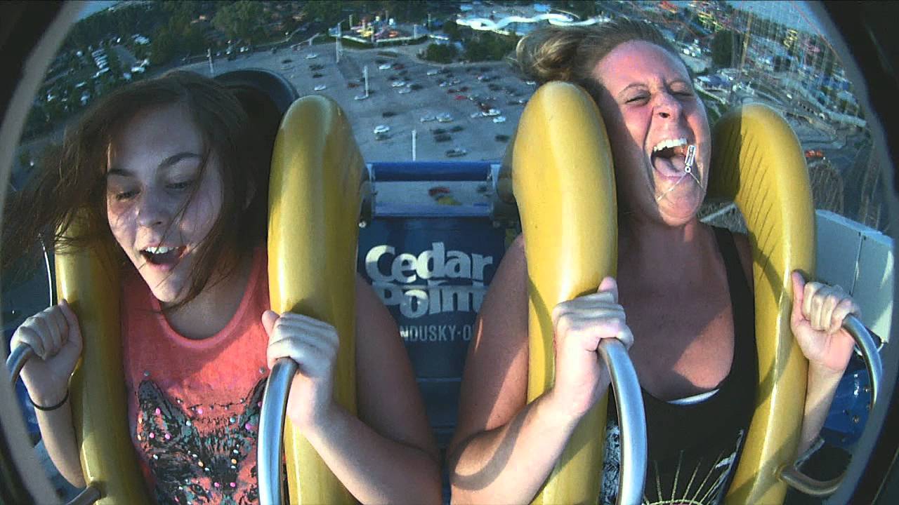 Mom Freaks Out On Cedar Point Slingshot Youtube