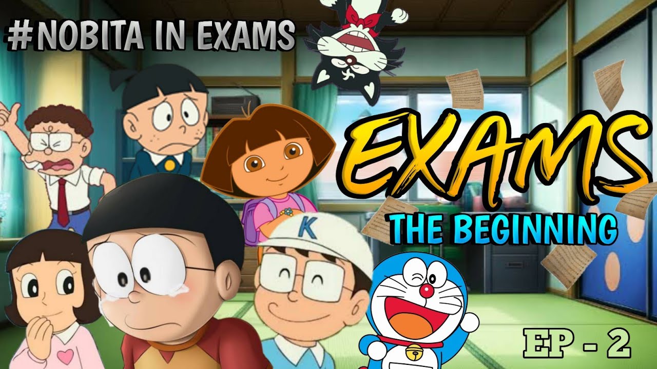 Exams - The Beginning//Nobita in exam//Exams - Ep-2//Ninja hattori ...