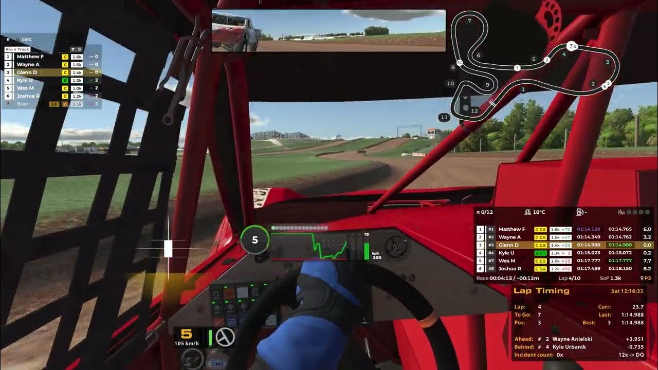 iRacing Pro 4 Off Road Racing Series - Pro 4 Trucks on Bark River - 2023 Season 4 Week 5 - YouTube