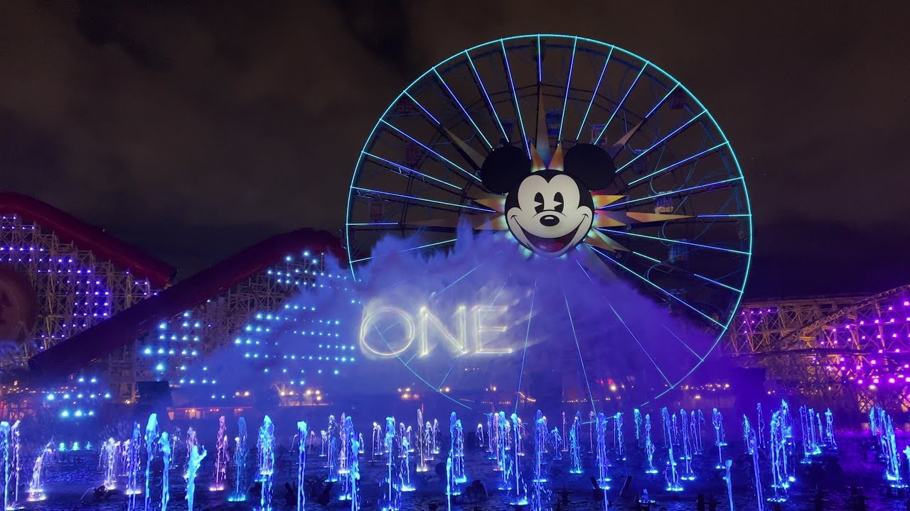 ⛲️1️⃣ World of Color - ONE - 4K Front, Full Show | Disney California ...