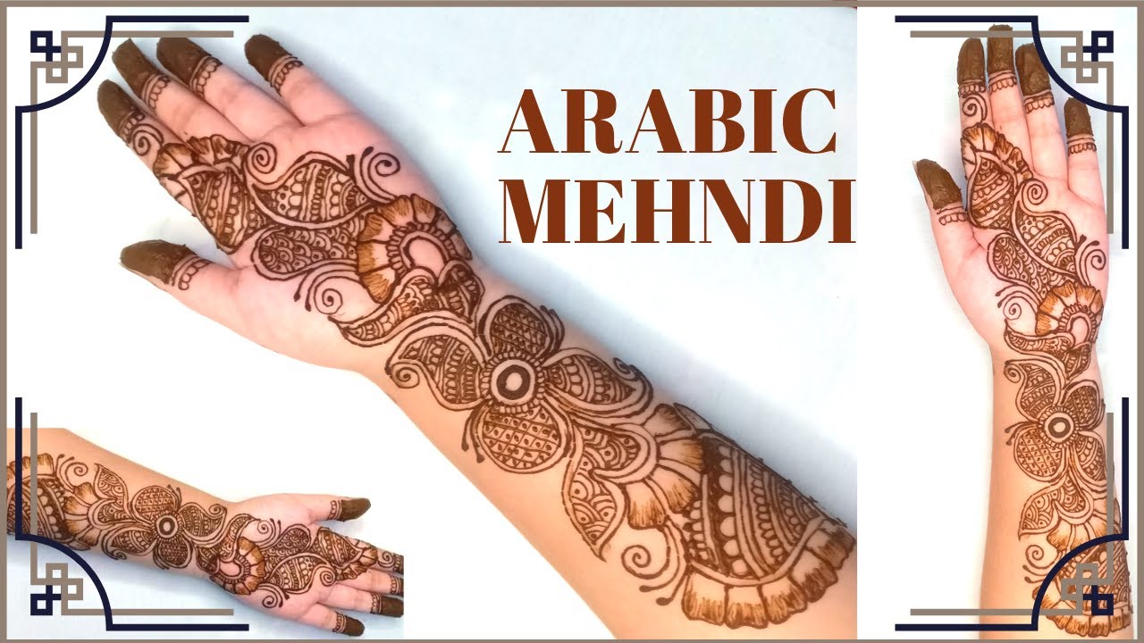 Arabic Mehndi Design For Front Hand|| Beautiful and stylish Mehndi For ...