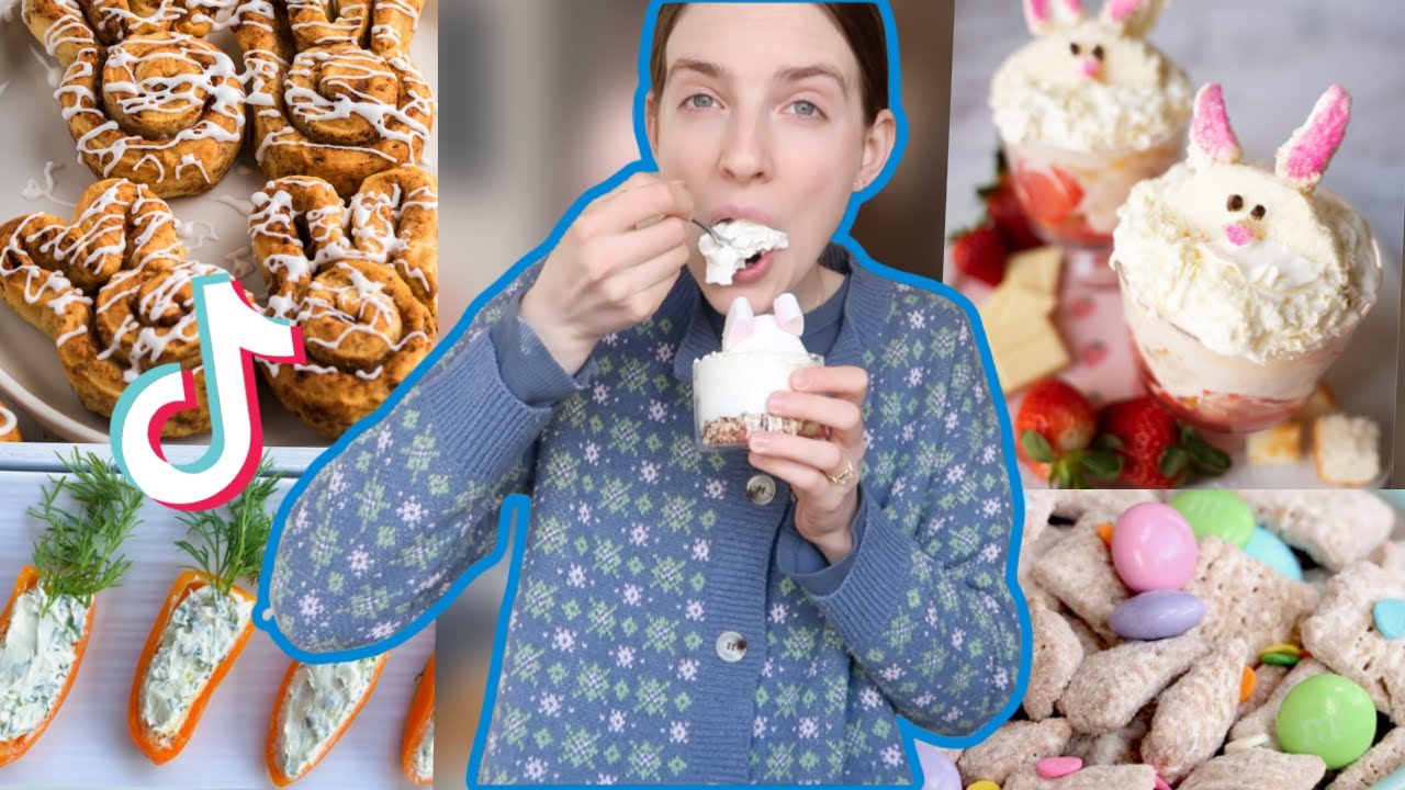 TESTING EASTER TIKTOK FOOD HACKS 🌸 (ones that are actually good and ...