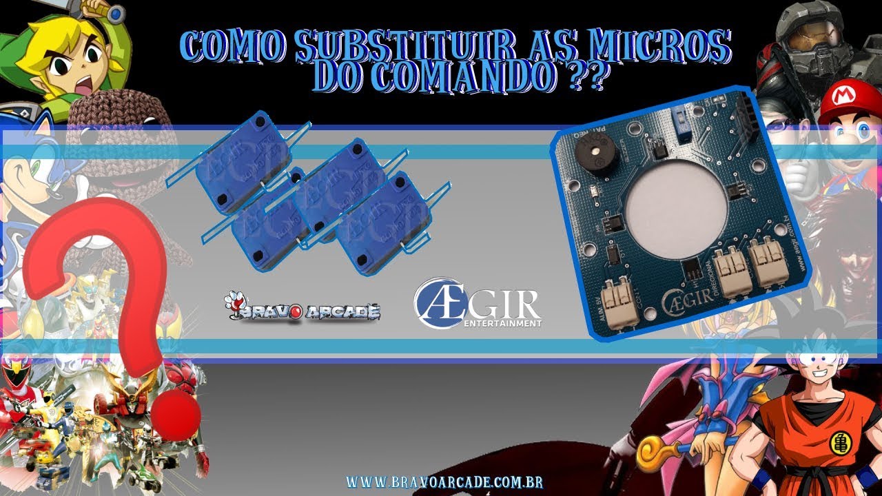 Como substituir as micros pela placa magnética Aegir ?? - YouTube