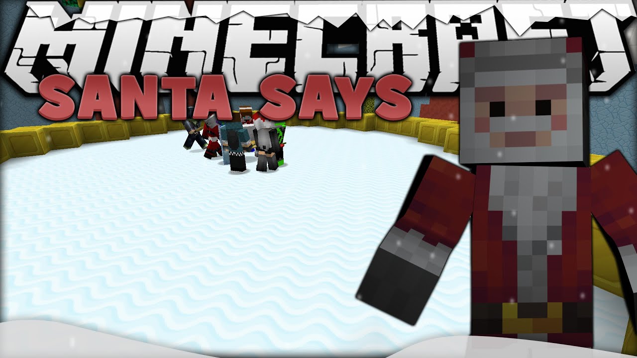 Santa Said What? | Minecraft Santa Says Minigame[Hypixel] - YouTube