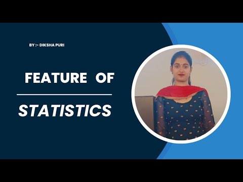 FEATURE OF STATISTICS || STATISTICAL DATA || STATISTICAL METHOD ...
