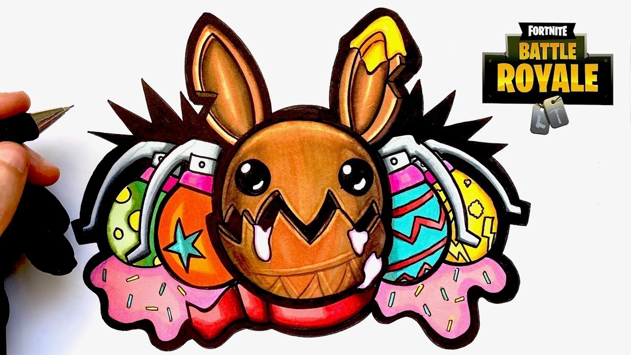 HOW TO DRAW NEW RABBIT SKIN FORTNITE - YouTube