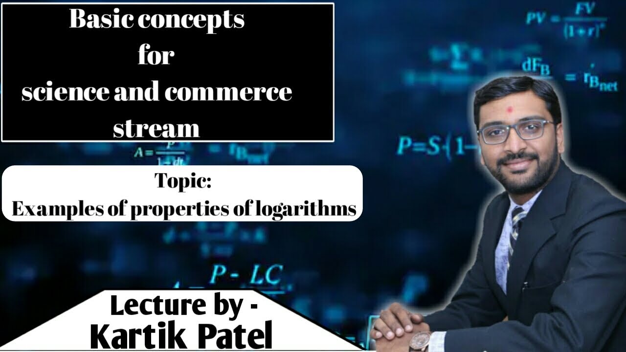 Standard-11|Basics|Logarithms|Part-3|Examples on properties of Logarithms - YouTube
