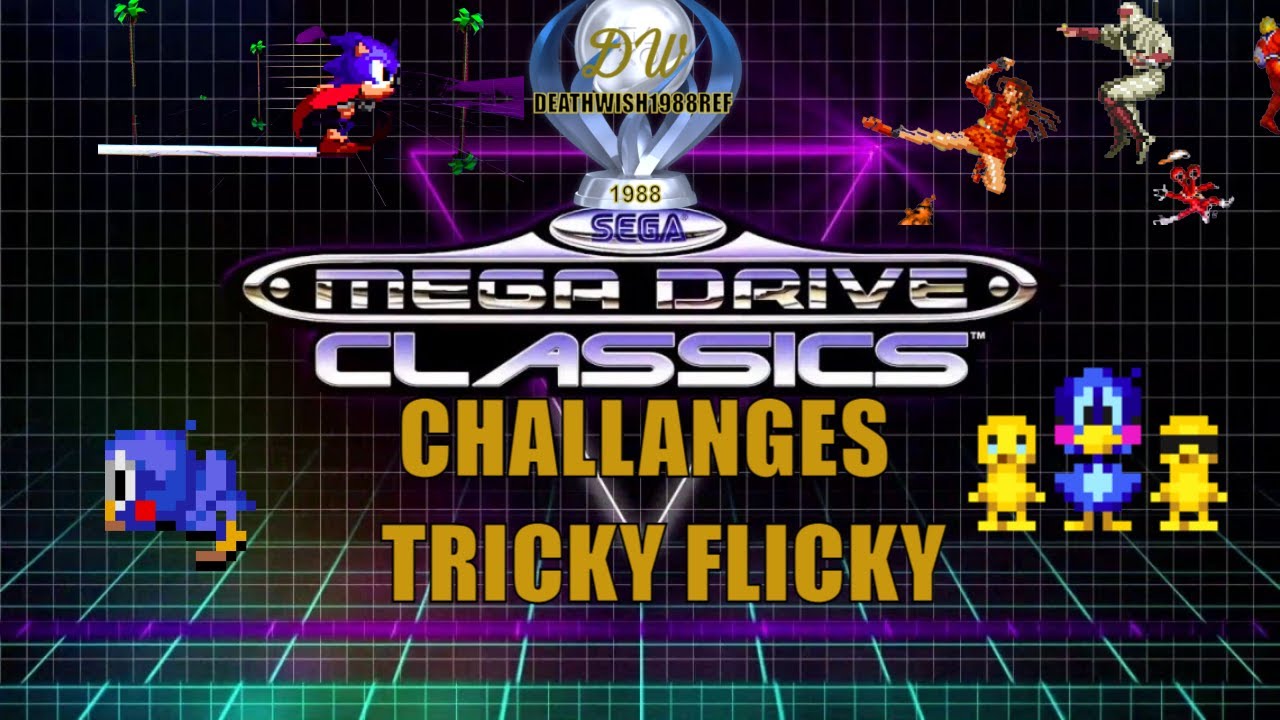 SEGA Mega Drive Classics [ TRICKY FLICKY CHALLANGE ] FLICKY - YouTube
